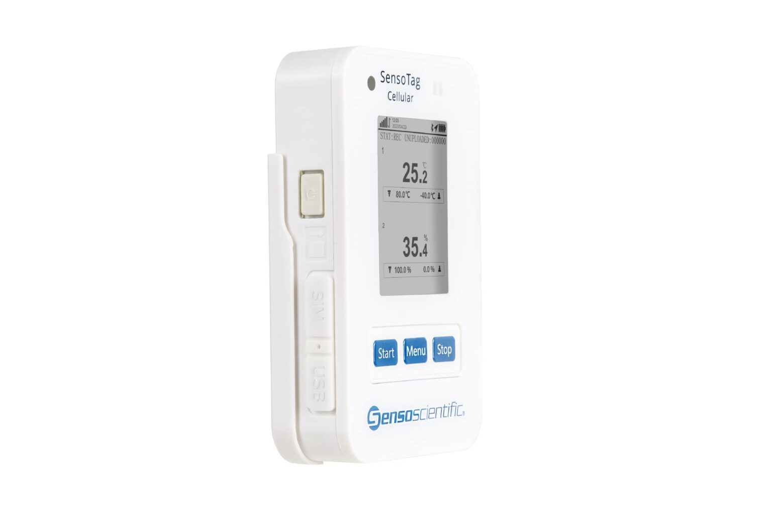 In Transit Cellular Temperature Humidity Sensor | SensoScientific